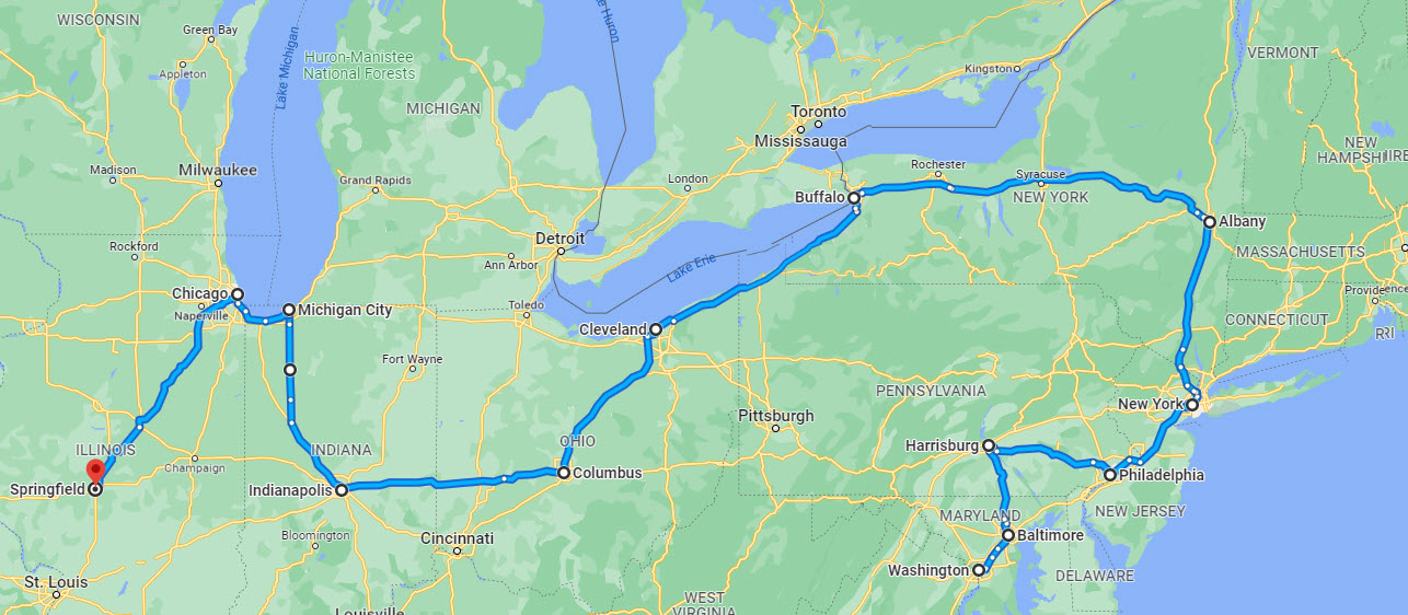 Lincoln Funeral Train - Southeastern Railway Museum